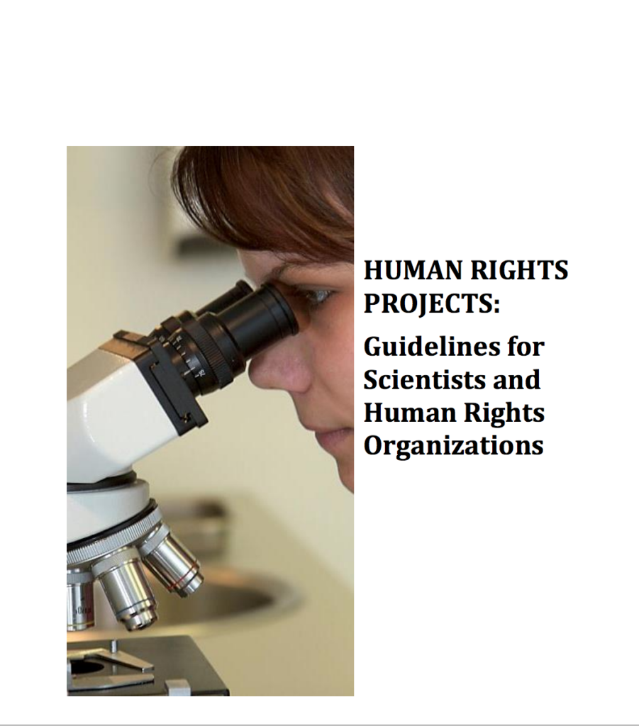 Human Rights Projects: Guidelines for Scientists and Human Rights ...