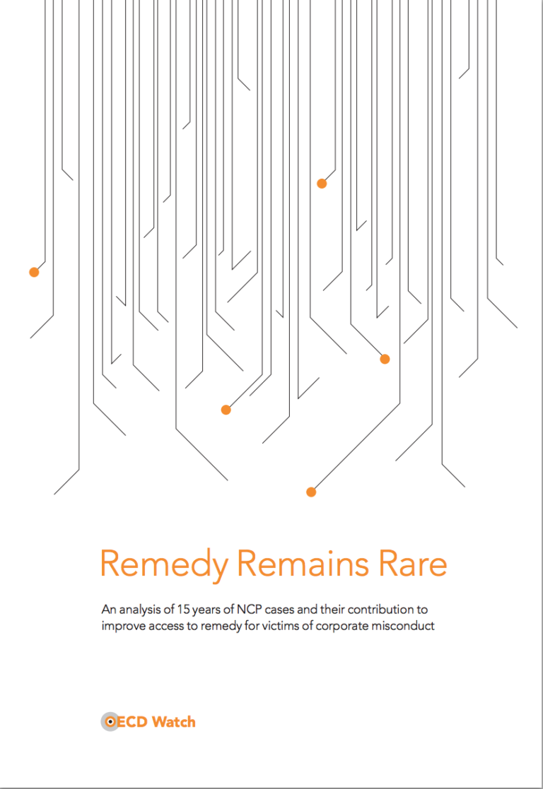 Remedy Remains Rare: An analysis of 15 years of NCP cases and their ...