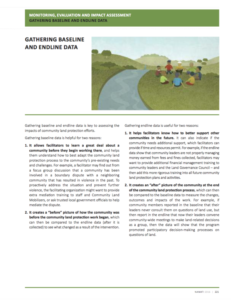 Chapter: Gathering Baseline and Endline Data