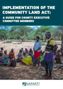 Implementation of the Community Land Act: A Guide for County Executive ...